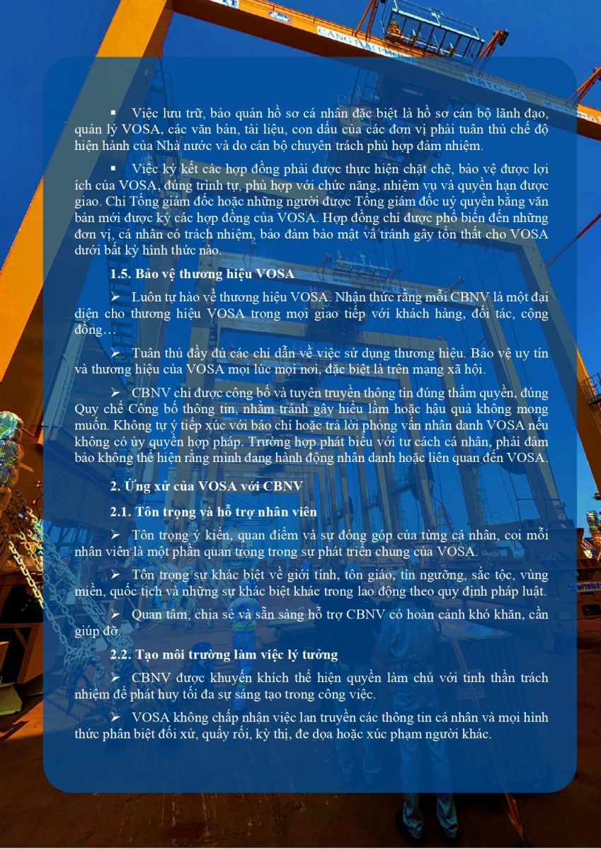 BỘ QUY TẮC ỨNG XỬ